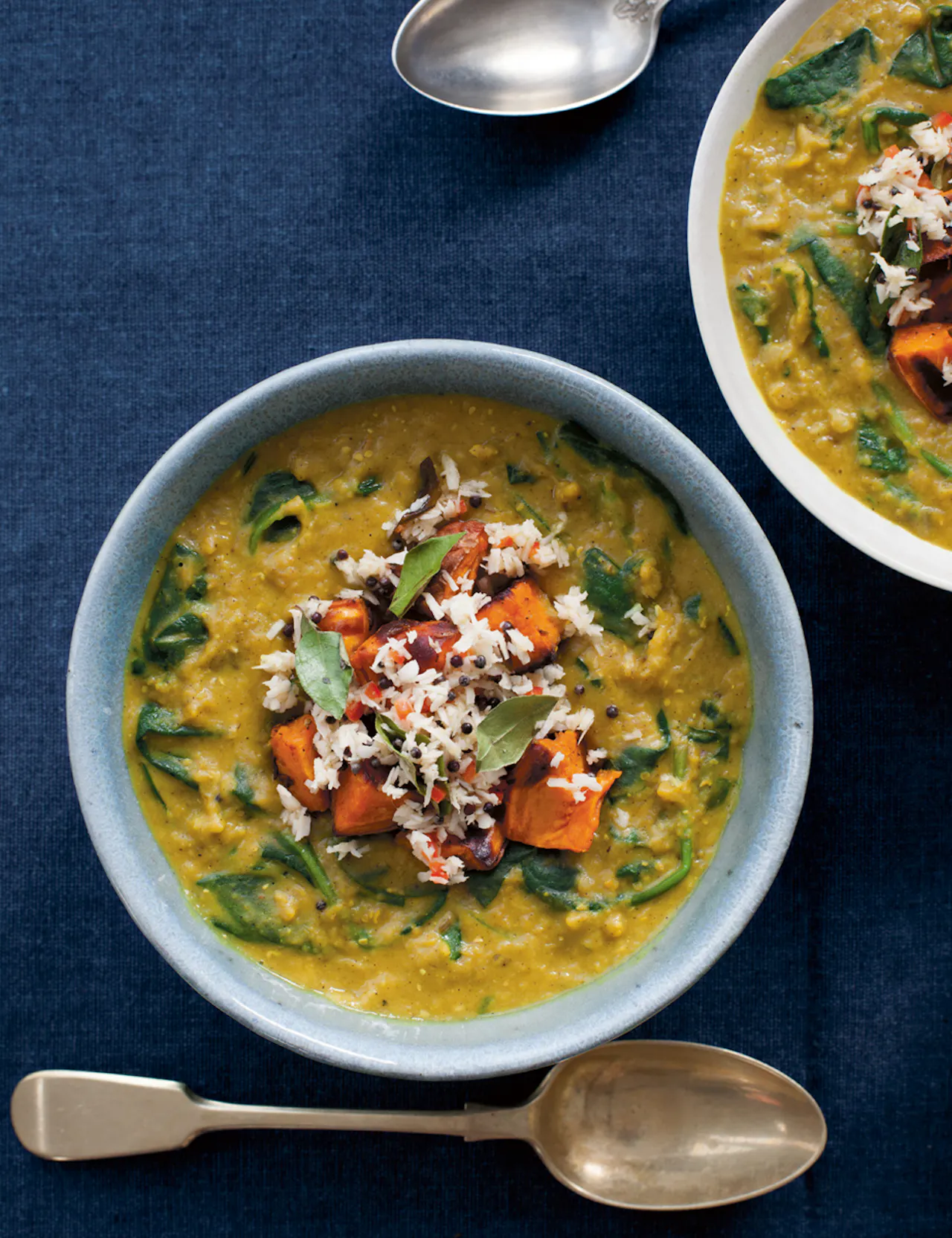 Dhal with crispy sweet potato and quick coconut chutney – Recipes ...