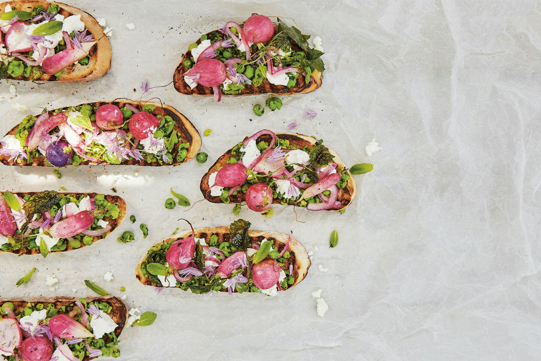 English Garden Toasts – Recipes – Anna Jones